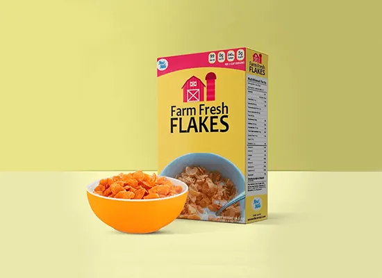 Corn Flakes Cereal Boxes | Custom Corn Flakes Cereal Packaging Boxes