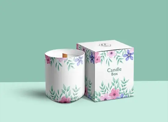 Two Piece Candle Boxes | Custom Two Piece Candle Packaging Boxes