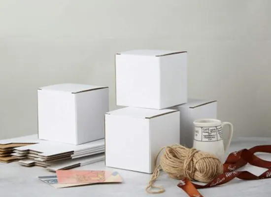 White Corrugated Boxes | Custom White Corrugated Packaging Boxes Wholesale